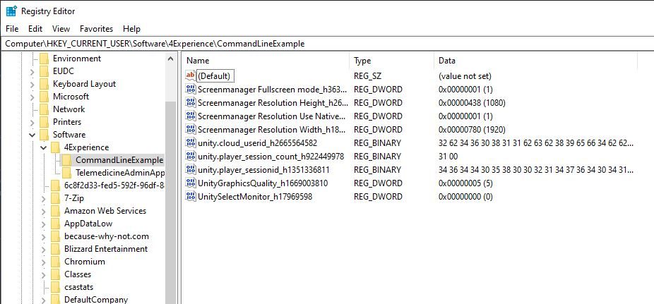 How To Start Unity Application From Command Prompt With Initial Arguments 0466