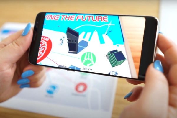 AR interactive map: reach city innovations | 4Experience VR Portfolio