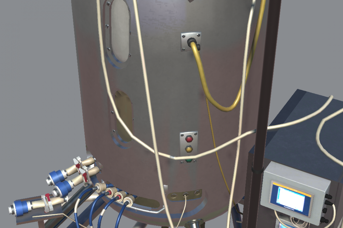 3D bioreactor visualization | 4Experience.co: Virtual Reality Company