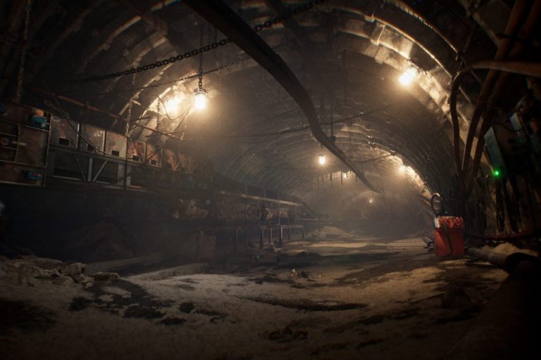 VR mine simulation | our Portfolio | 4Experience.co: Virtual Reality Studio