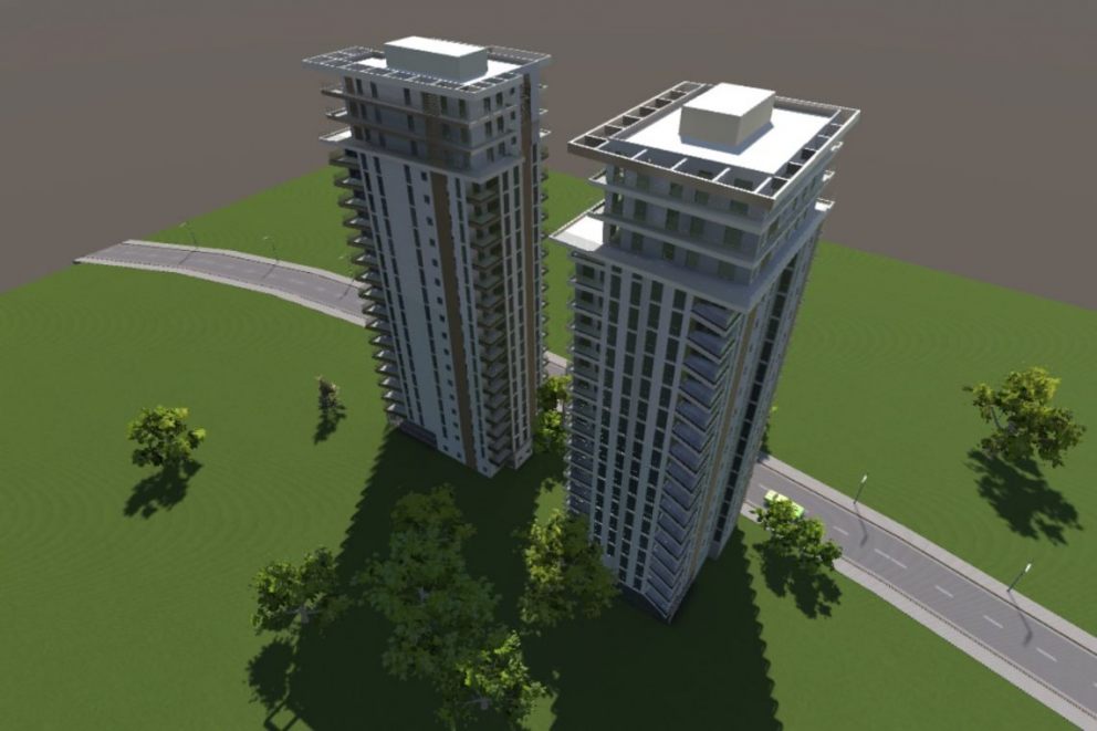 AR visualization - Skyscraper | 4Experience.co: Augmented Reality Studio