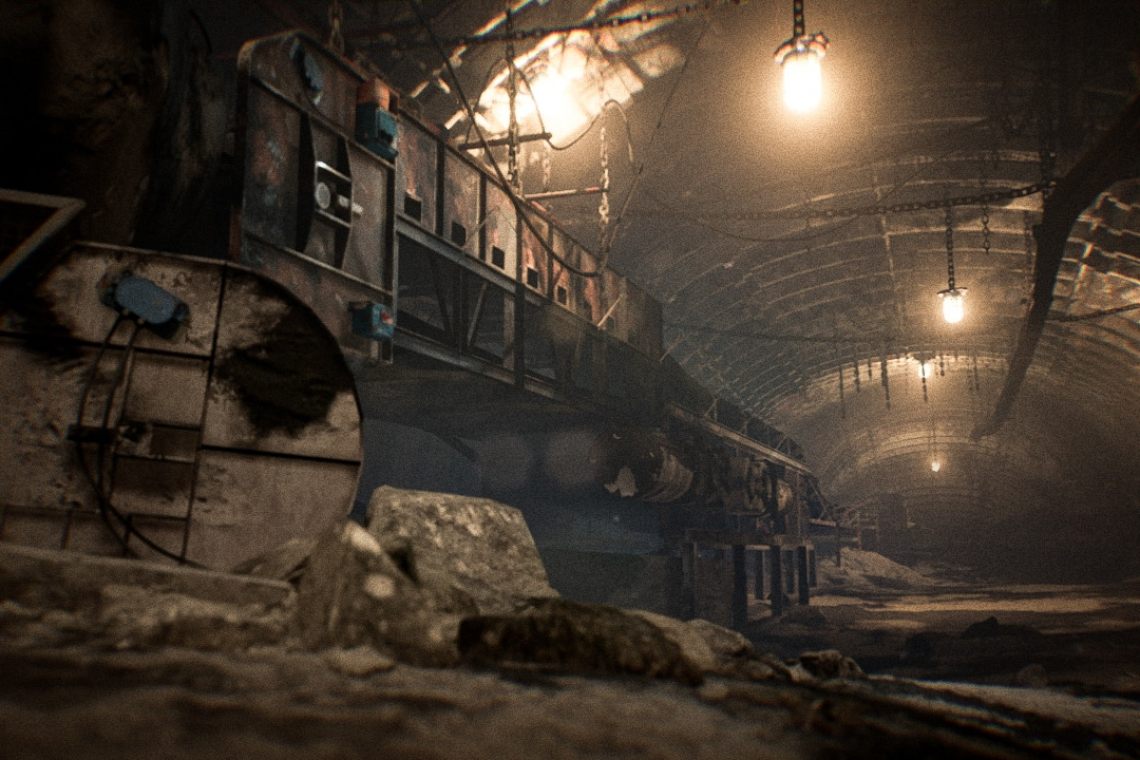 VR mine simulation | our Portfolio | 4Experience.co: Virtual Reality Studio