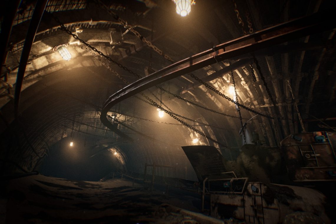 VR mine simulation | our Portfolio | 4Experience.co: Virtual Reality Studio