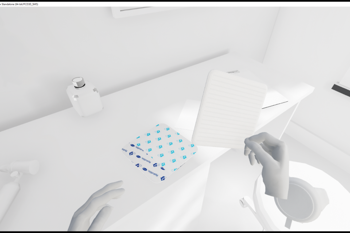 VR nursing training: wound dressing (PoC) | 4Experience AR/VR Studio